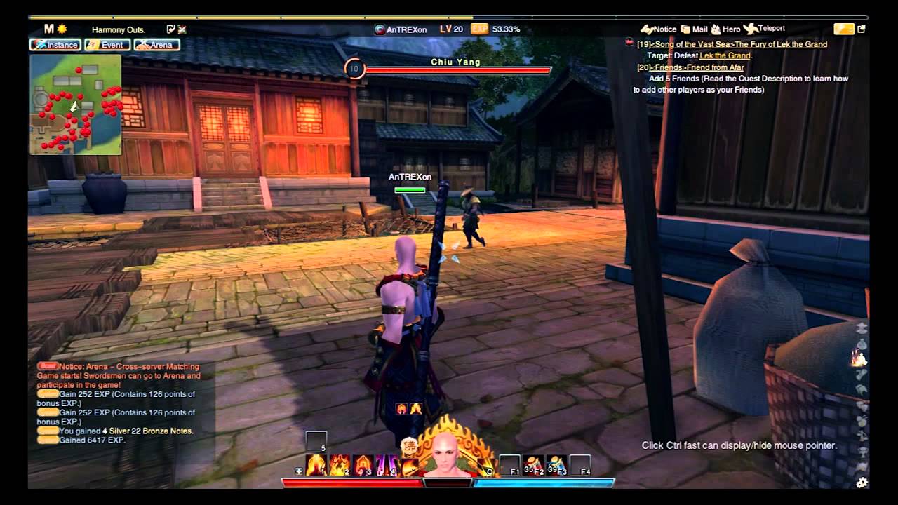 Swordsman gameplay REVIEW - Kung Fu MMORPG 3/3 - YouTube