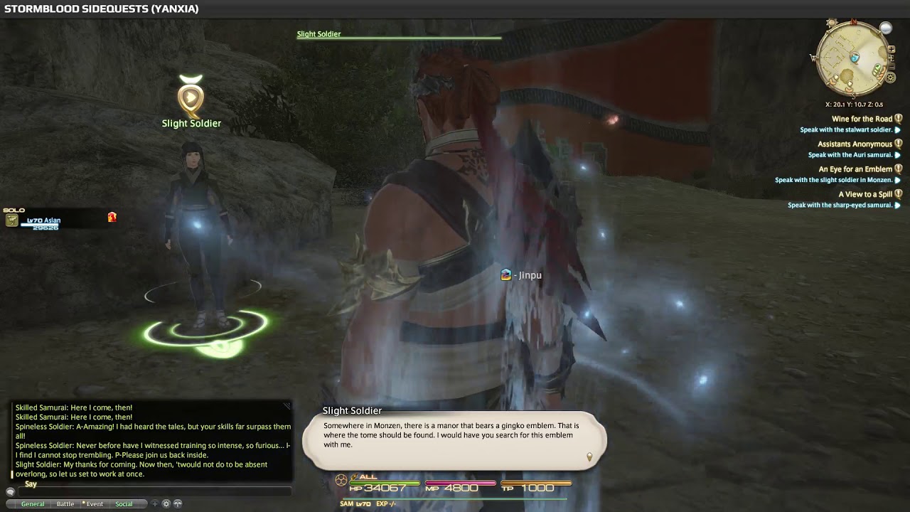 Final Fantasy XIV Online (Yanxia Sidequests) - YouTube