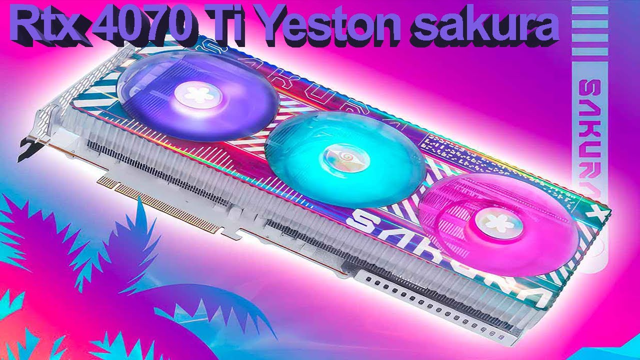 Test Rtx 4070 Ti Yeston sakura Sugar / Cyberpunk / Benchmarks / - YouTube