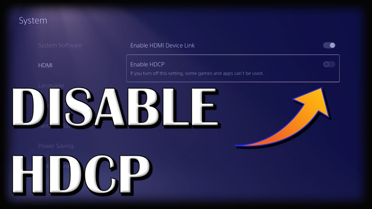 How to Disable HDCP on PS5 (So You Can Stream Through Capture Card ...