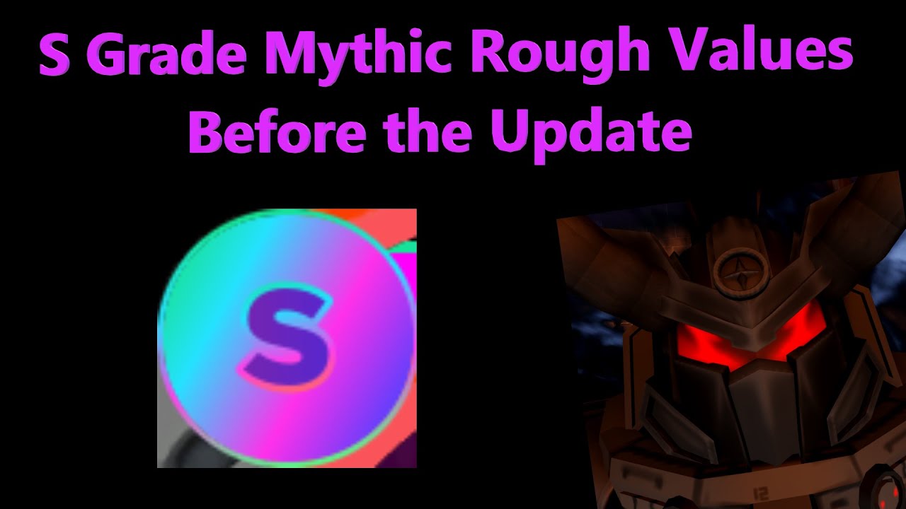 Roblox Death Ball - S Grade Mythic Rough Values Before the Update - YouTube