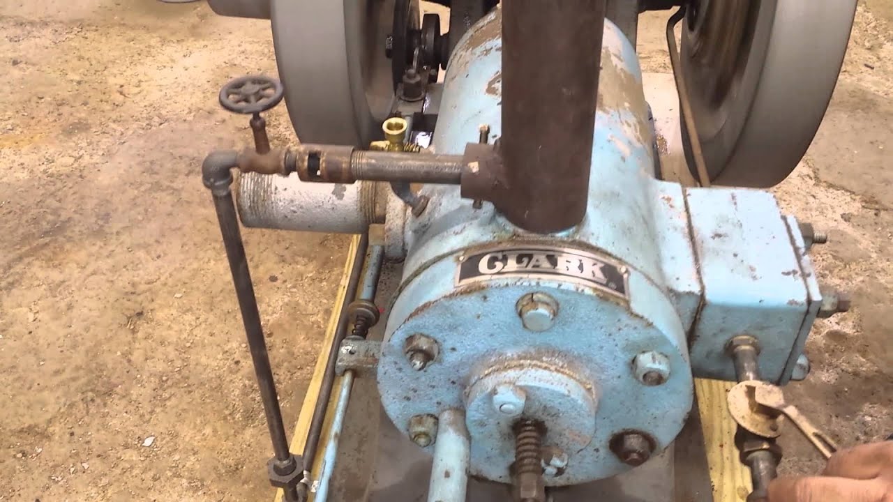 Early Clark engine - YouTube