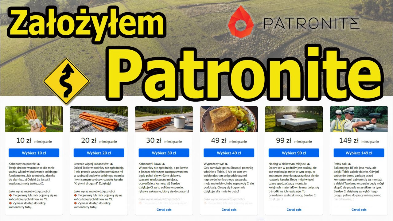 Założyłem konto na PATRONITE 🔸 Co to dla nas wszystkich oznacza? - YouTube