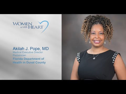 Updated September Women with Heart 2023 Honoree Dr. Akilah Pope - YouTube