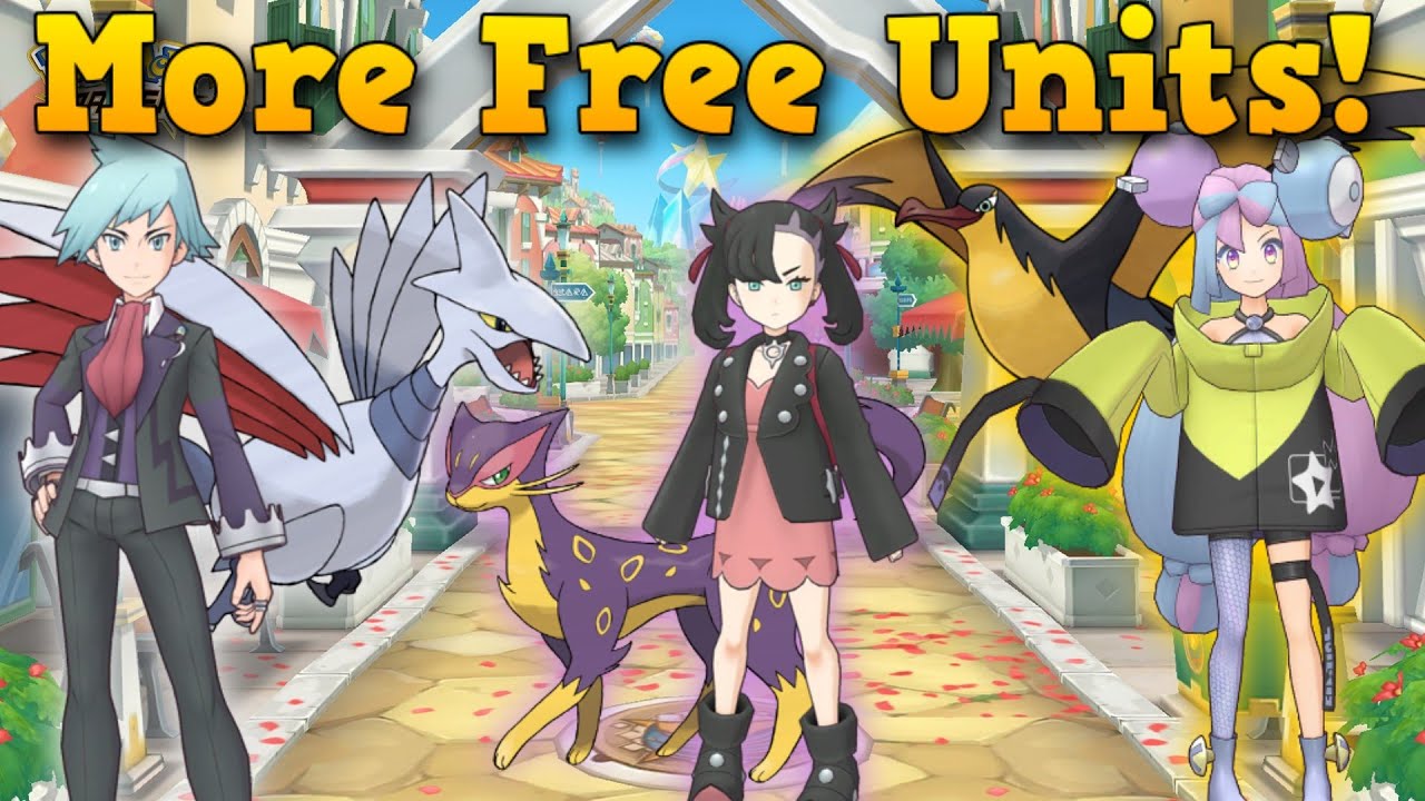 Free Maxed Out (Almost) Units! F2P Paldea Incoming? Unlock and Grids ...