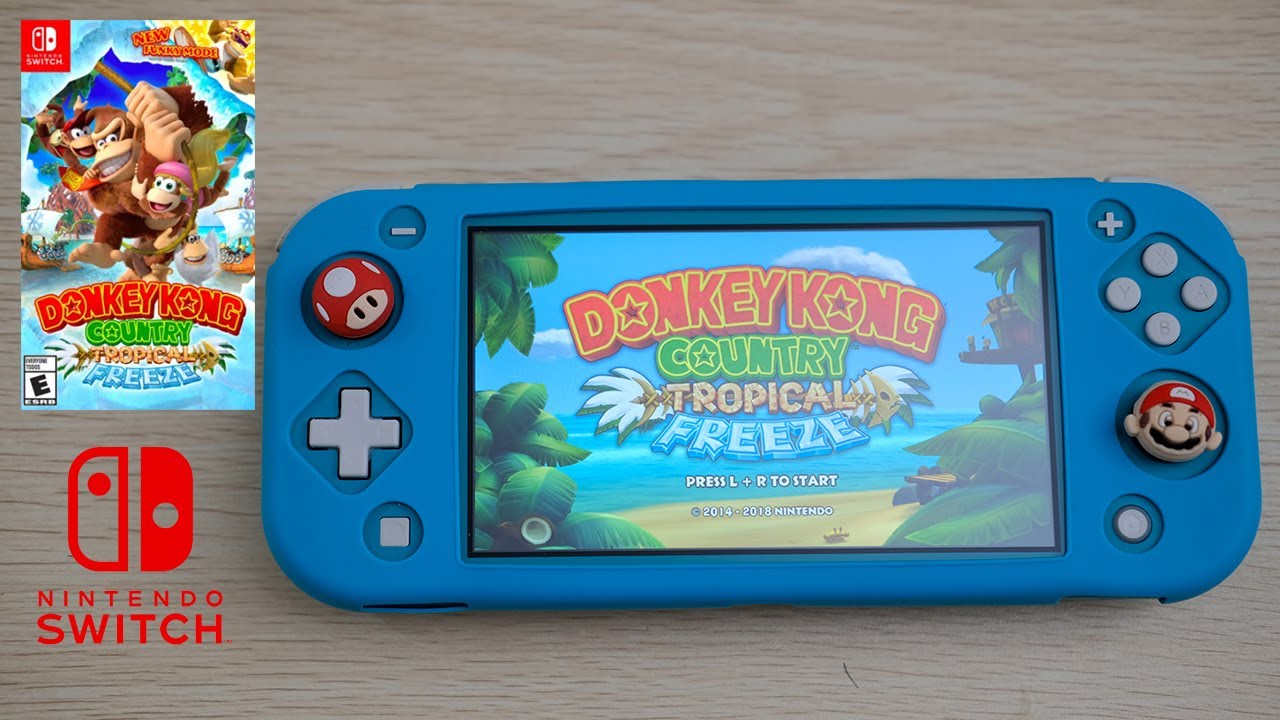 Donkey Kong / Country Tropical Freeze / nintendo switch lite gameplay ...
