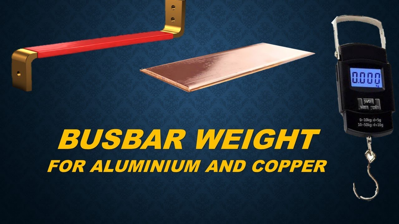 how to calculate busbar weight - YouTube