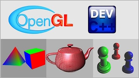 How to compile, link, build and run OpenGL 3D computer graphics program in C/C++ using GLUT ...