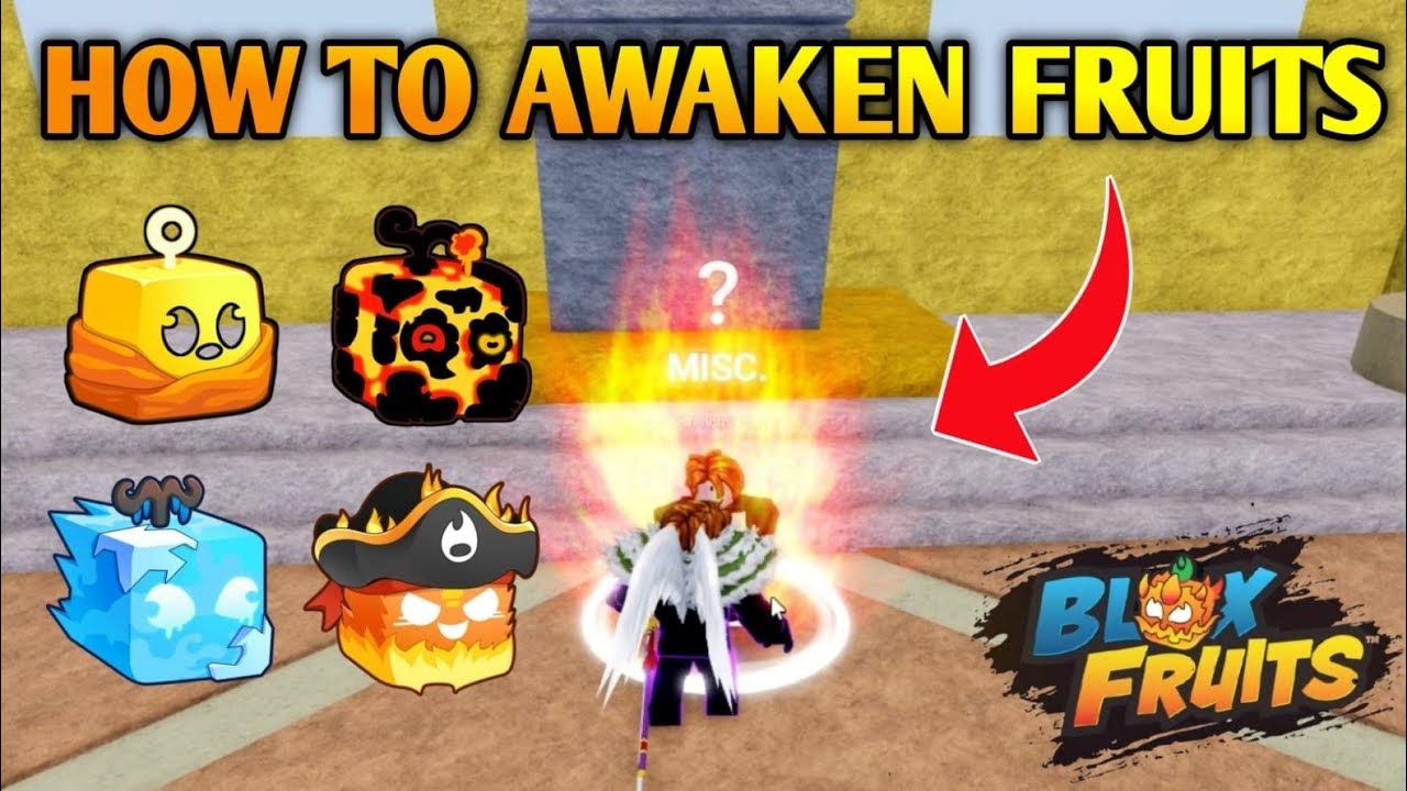 How To Awaken Fruit In Blox Fruits | Fruit Awaken Complete Guide - YouTube