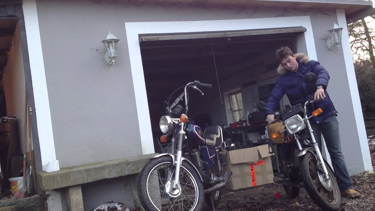 Sound KTM Chopper vs. Zündapp KS 80 Touring - YouTube