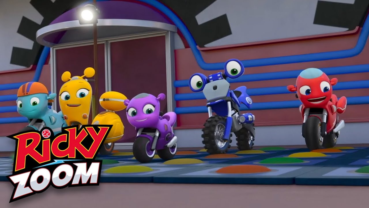 O Poder Da Dança ⚡️O chefe do Ricky ⚡️ Desenho Animado De Moto | Ricky ...