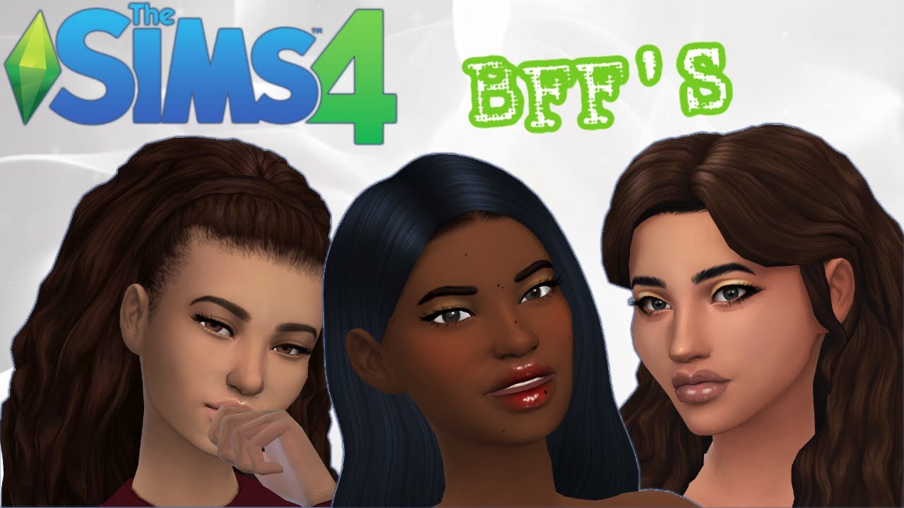 Sims 4 CAS - Best Friend Roommates - YouTube