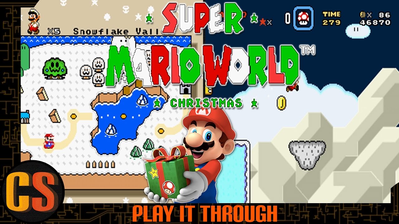 SUPER MARIO WORLD CHRISTMAS EDITION - PLAY IT THROUGH - YouTube