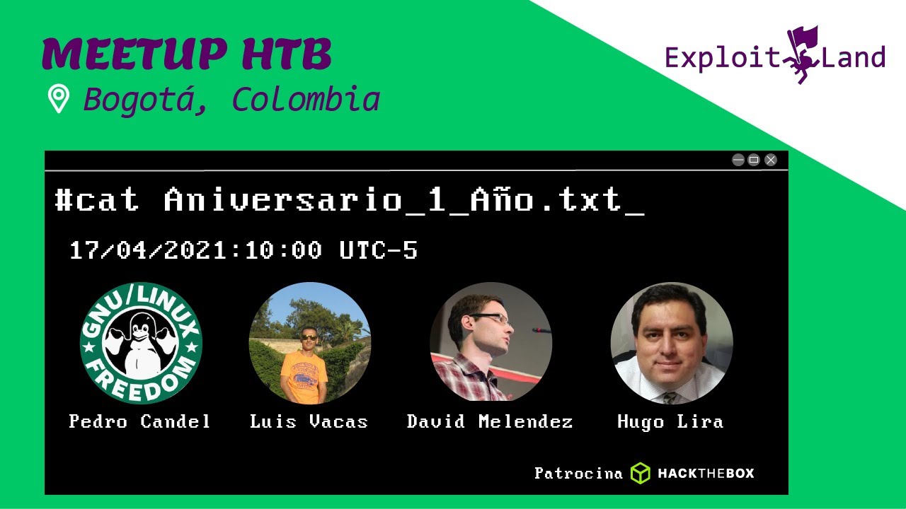 HackTheBox Meetup Colombia - Celebración 1 año - YouTube