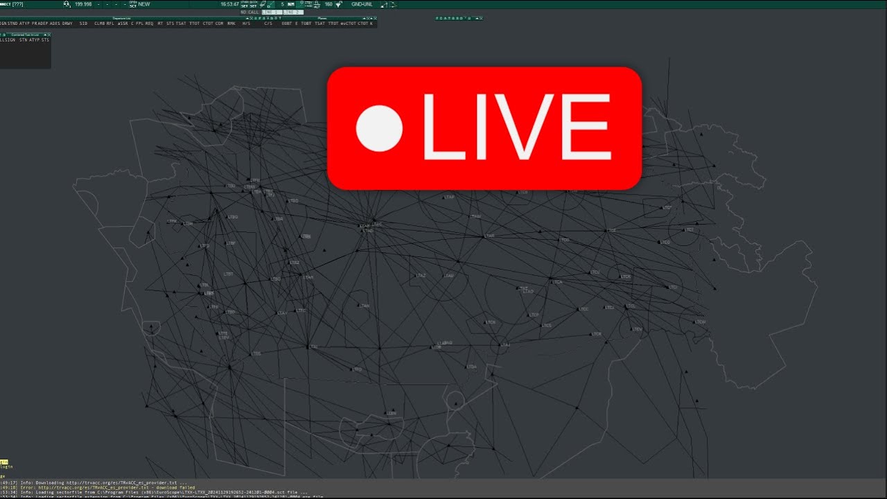 🔴Observing on Euroscope Vatsim istanbul airport(LTFM)🔴 ! - YouTube