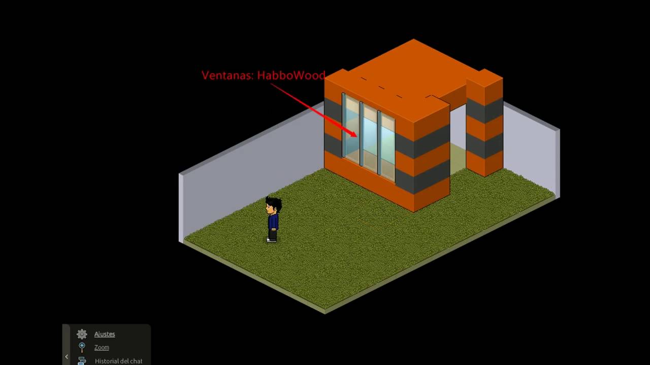 Como construir un patio (Habbo) - YouTube