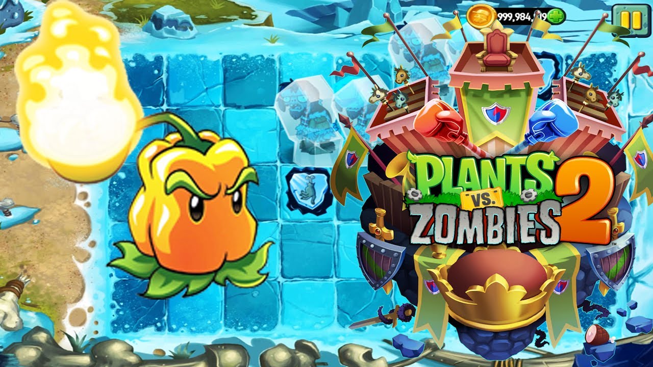 Plants vs Zombies 2 Battlez Pepper Pult vs Zomboss - YouTube