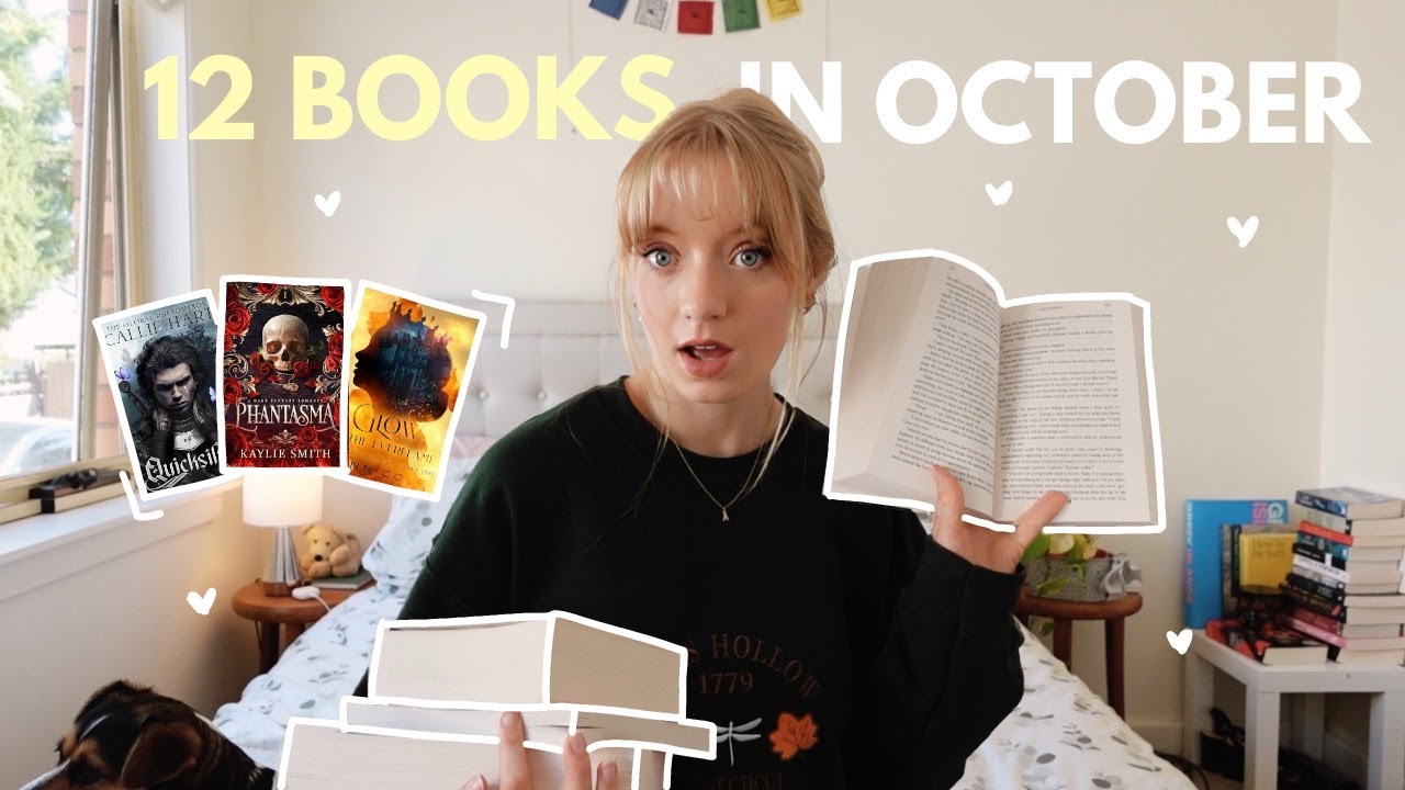 the 12 books I read in October *reading wrap up* - YouTube