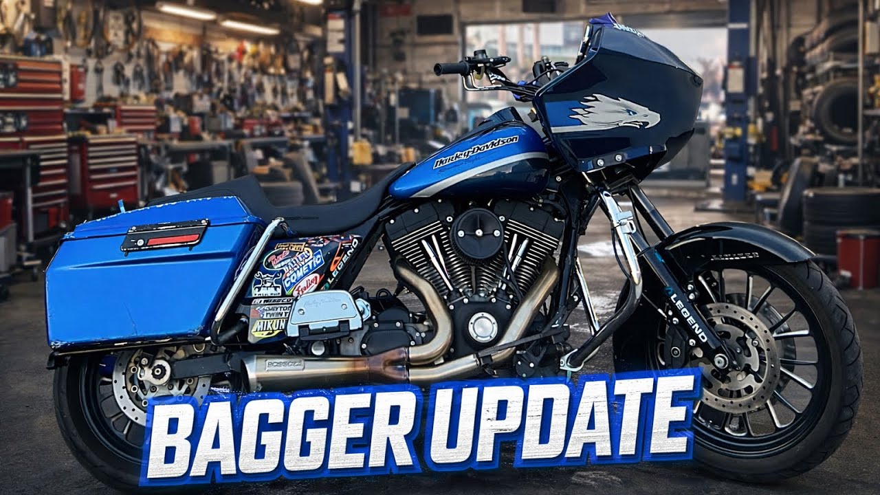 ROADGLIDE STUNT BUILD - YouTube