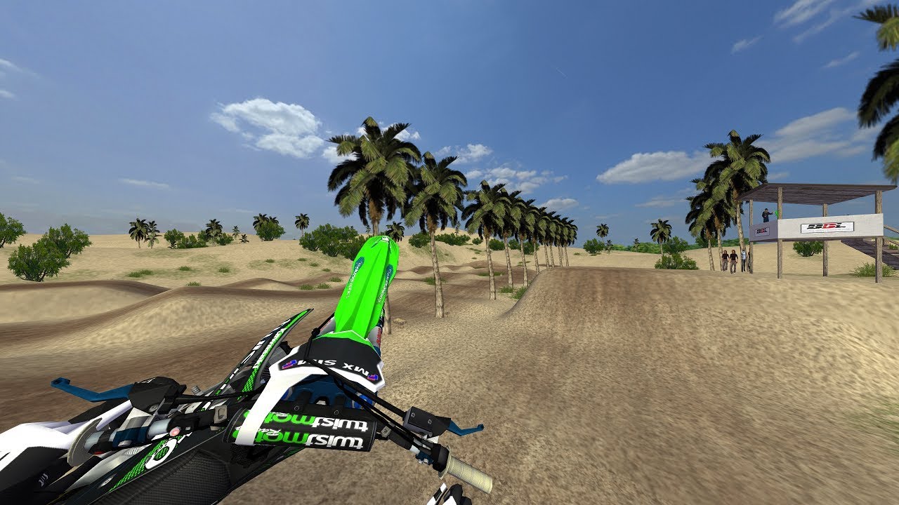 MX Simulator - 125 2 Stroke Raw Laps - "Amazing Gwada SX" - YouTube