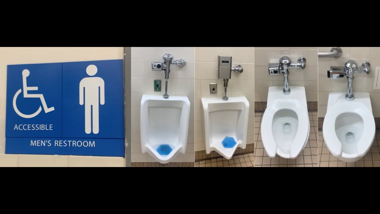 Fremont #2 Walmart Back Area Men's Restroom Full Shoot - YouTube