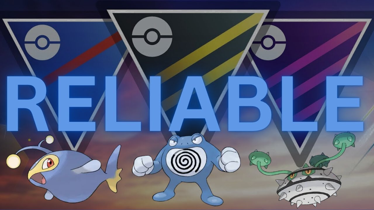 Great League Fossil Cup Lanturn Ferrothorn SHADOW Poliwrath team is ...