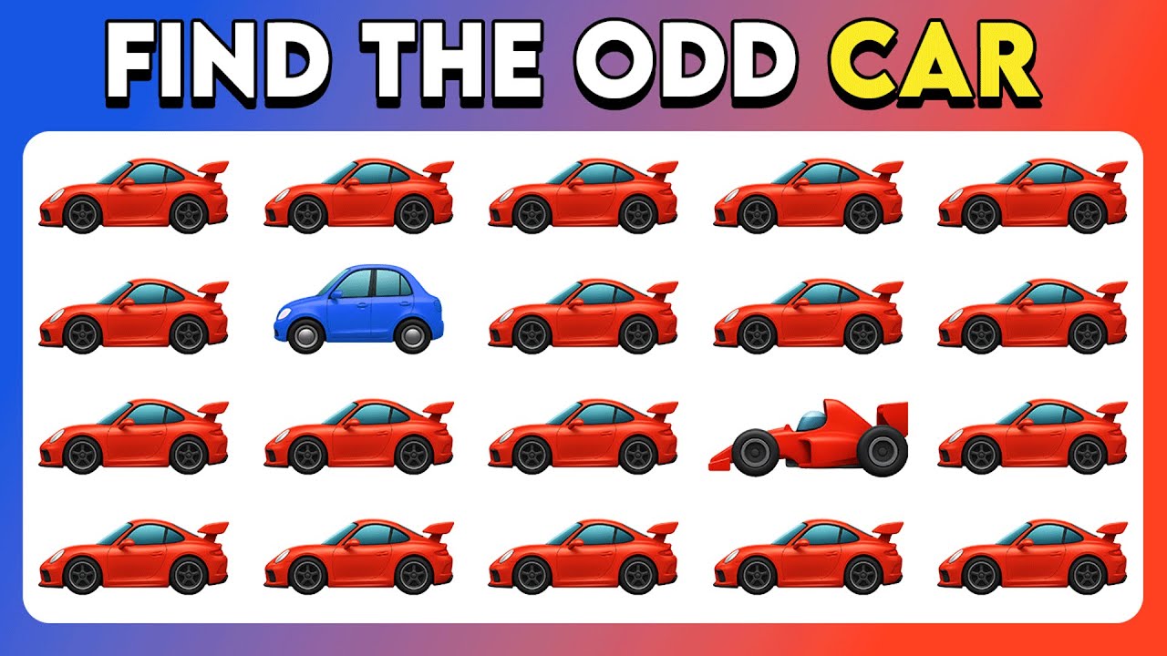 Find the ODD One Out - Car Edition 🚘⚡️ Quiz Space - YouTube