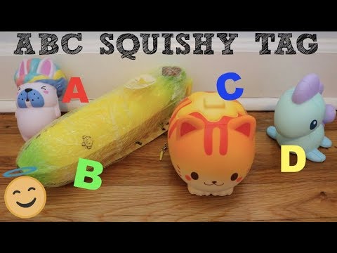 ABC SQUISHY TAG!!! A-Z Squishies - YouTube