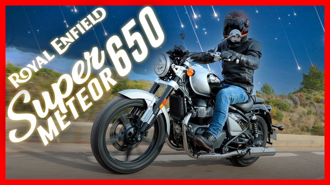 Prueba Royal Enfield Super Meteor 650 | Auténtico placer custom - YouTube