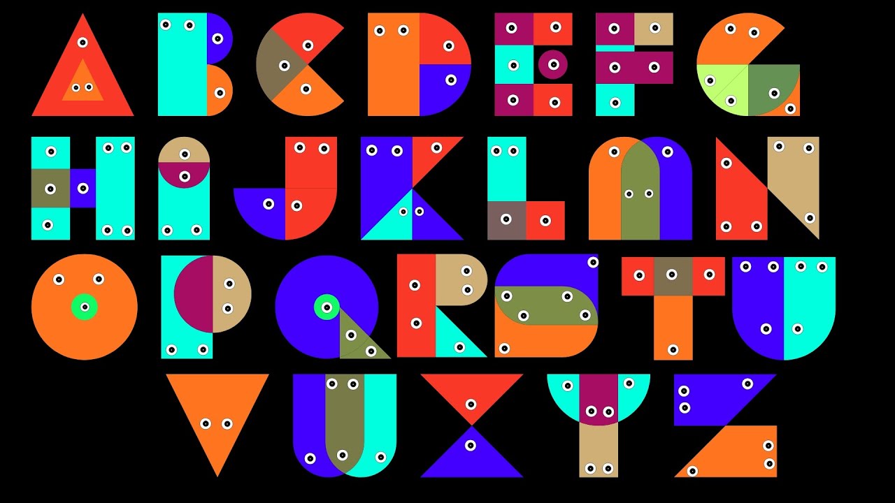 Fun ABC Shapes Song for Kids | Learn Alphabet with Circles, Triangles ...