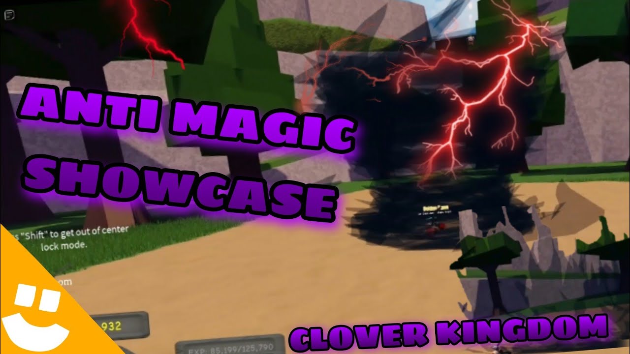 ANTI MAGIC SHOWCASE | Clover Kingdom Grimshot Roblox - YouTube