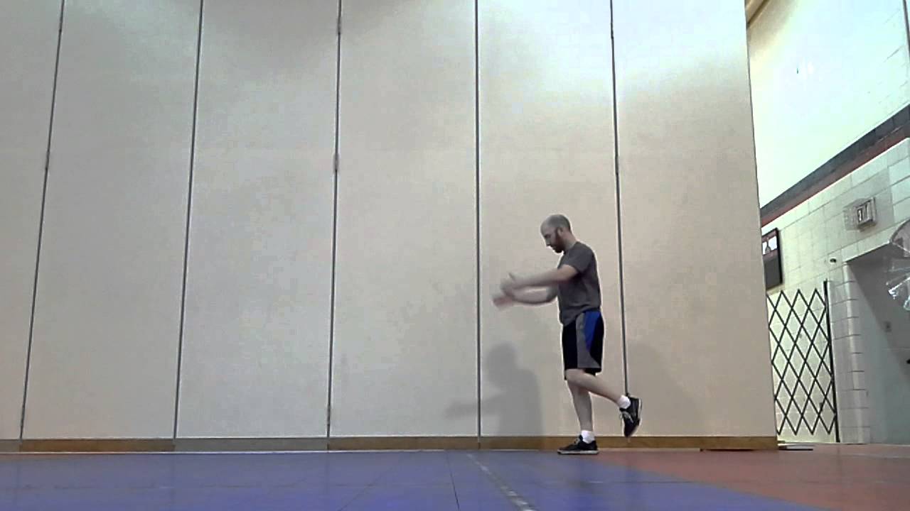 Single leg broad jump - YouTube