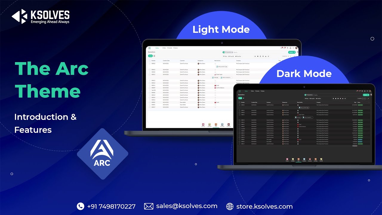 Arc Backend Theme Video | Learn to Enhance Odoo ERP with Advanced Material Backend Theme - YouTube