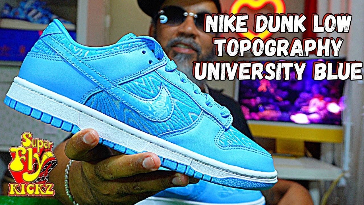 Nike Dunk Low Topography University Blue Review. These Are 🔥🔥🔥 - YouTube