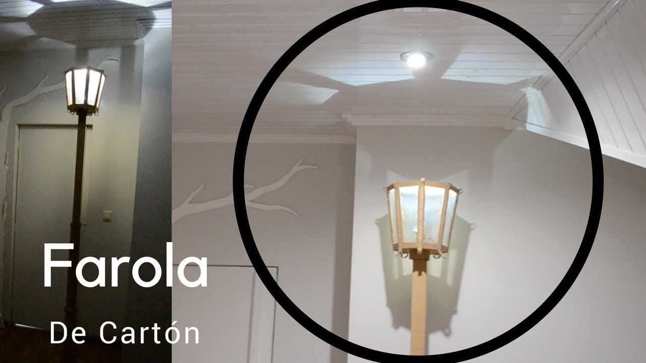 Cómo Crear Una Farola Decorativa De Cartón (Parte 1) | Tutorial ...