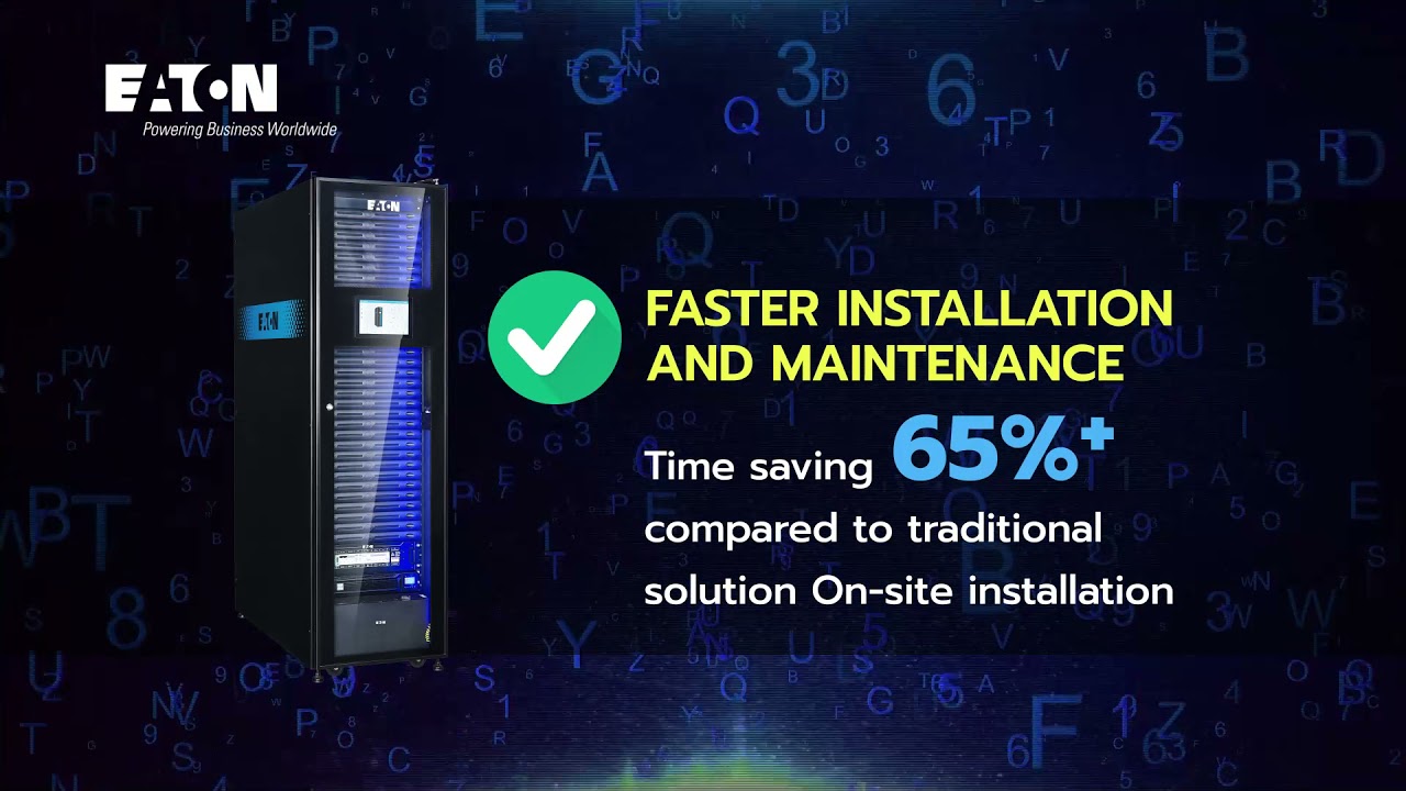 Eaton iCube 2.0 - Micro Data Center - YouTube