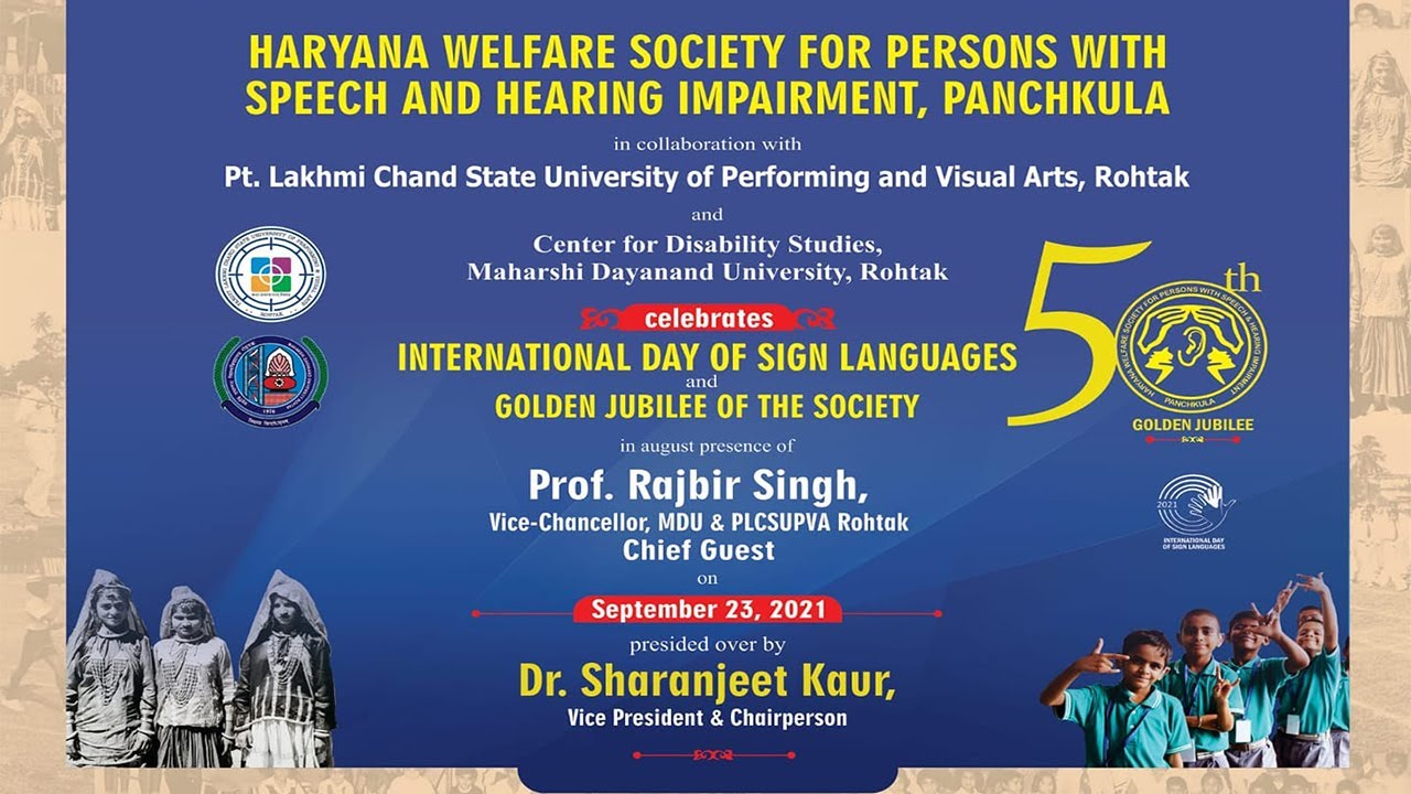 MDU and PLC-SUPVA, Celebrating 50th International Day of Sign Language ...