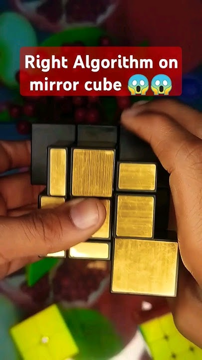 Right algorithm on mirror cube 😱😱 #cubing #viral #video - YouTube