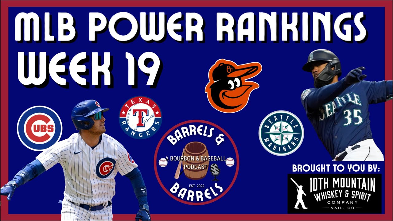 MLB Power Rankings: New Number 1 team! The Cubs & Mariners rising, Reds ...