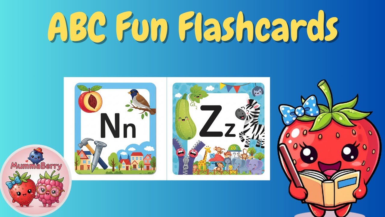 ABC Flashcards for Kids | Learn Alphabet with Pictures & Phonics | ABC ...