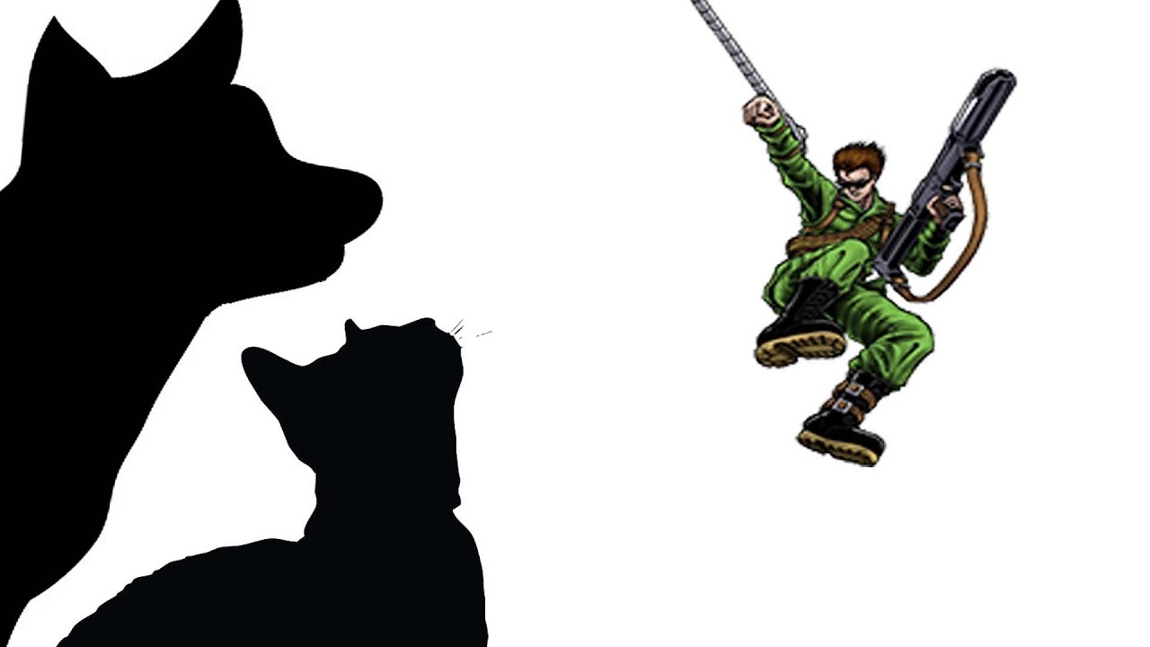 CAT GAMES - BIONIC COMMANDO (FOR CATS ONLY) - YouTube