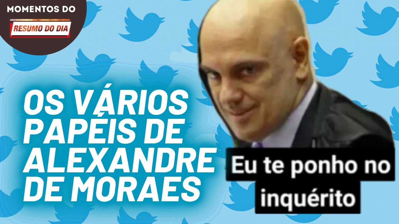 Meme satirizando Alexandre de Moraes | Momentos do Resumo do Dia - YouTube
