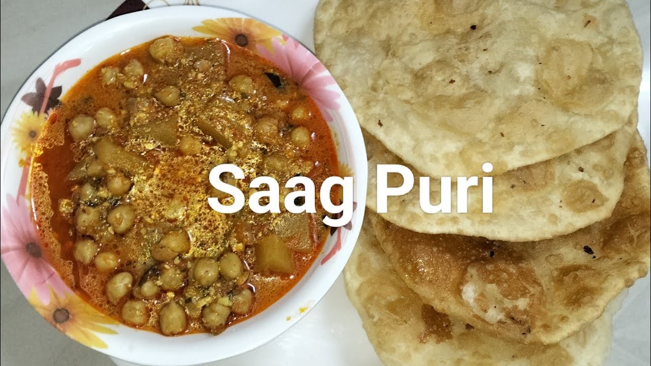Saag Puri Recipe|Hyderabadi Breakfast Recipe - YouTube