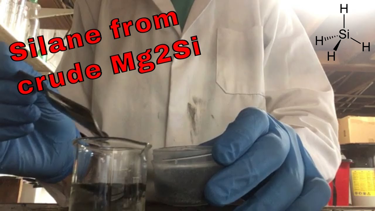 Silane Test 1 - Silicon Project - YouTube