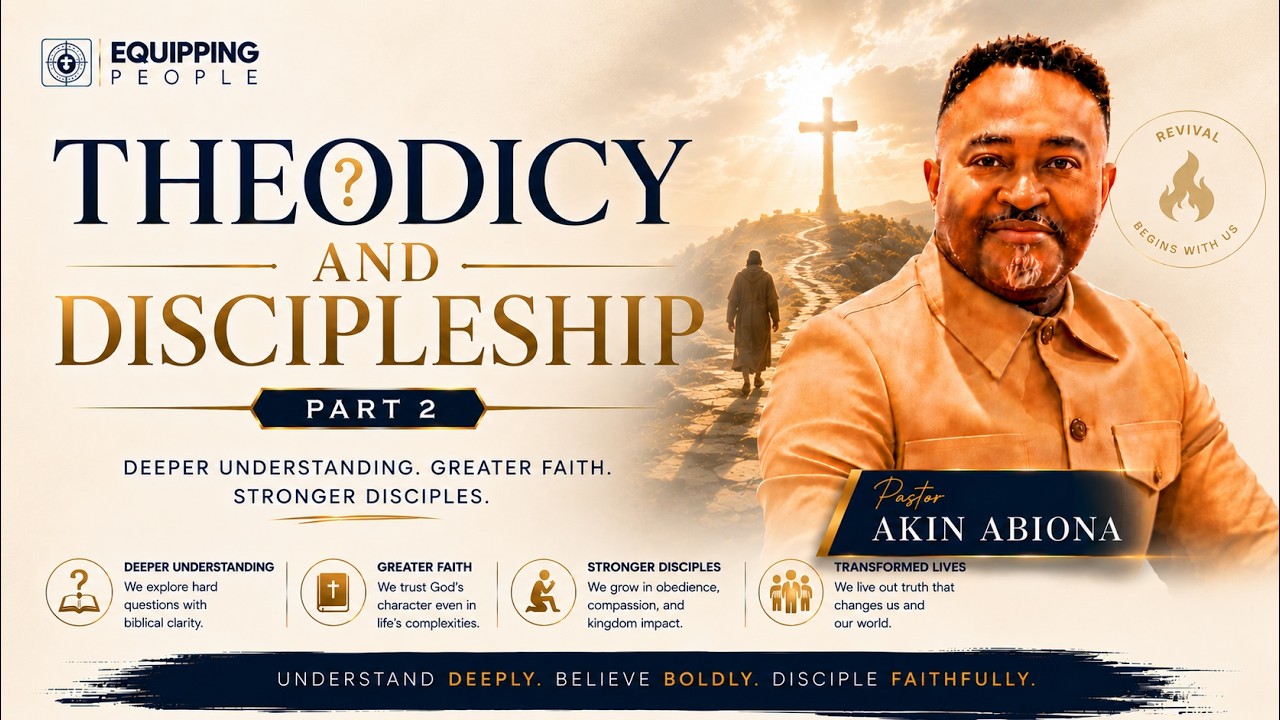 Theodicy and Discipleship | Part 2 | Pastor Akin Abiona - YouTube