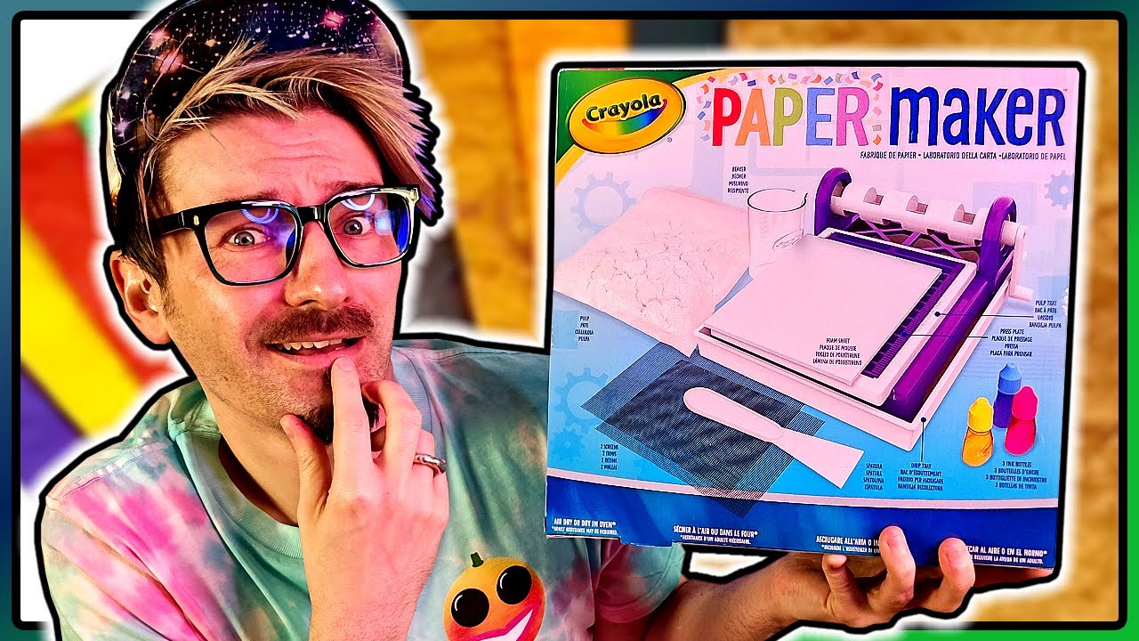 I'M ACTUALLY SURPRISED! | Making My Own Handmade Paper With Crayola ...