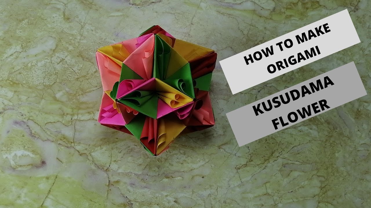 Tutorial: KUSUDAMA Flower Star - YouTube