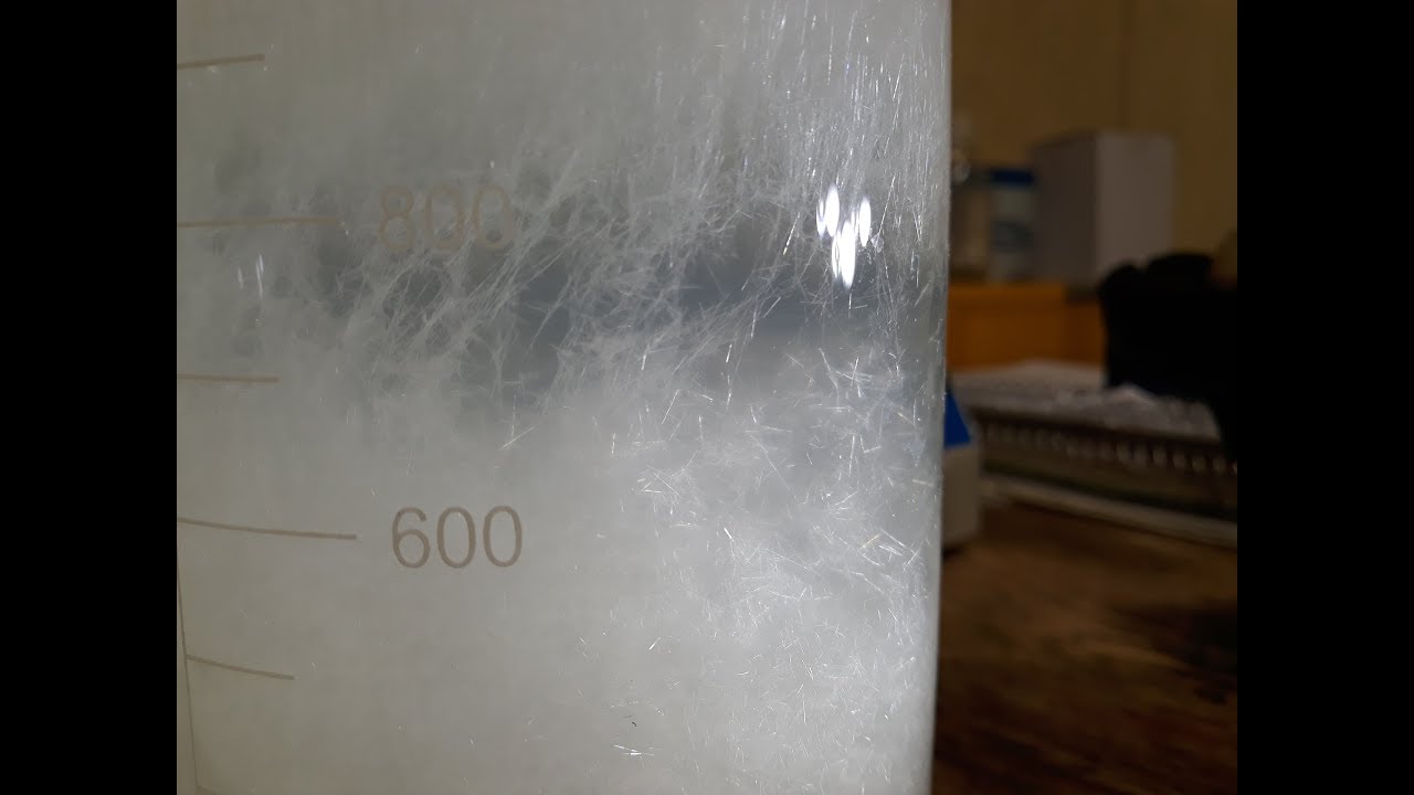 synthesis of nitroguanidine - YouTube