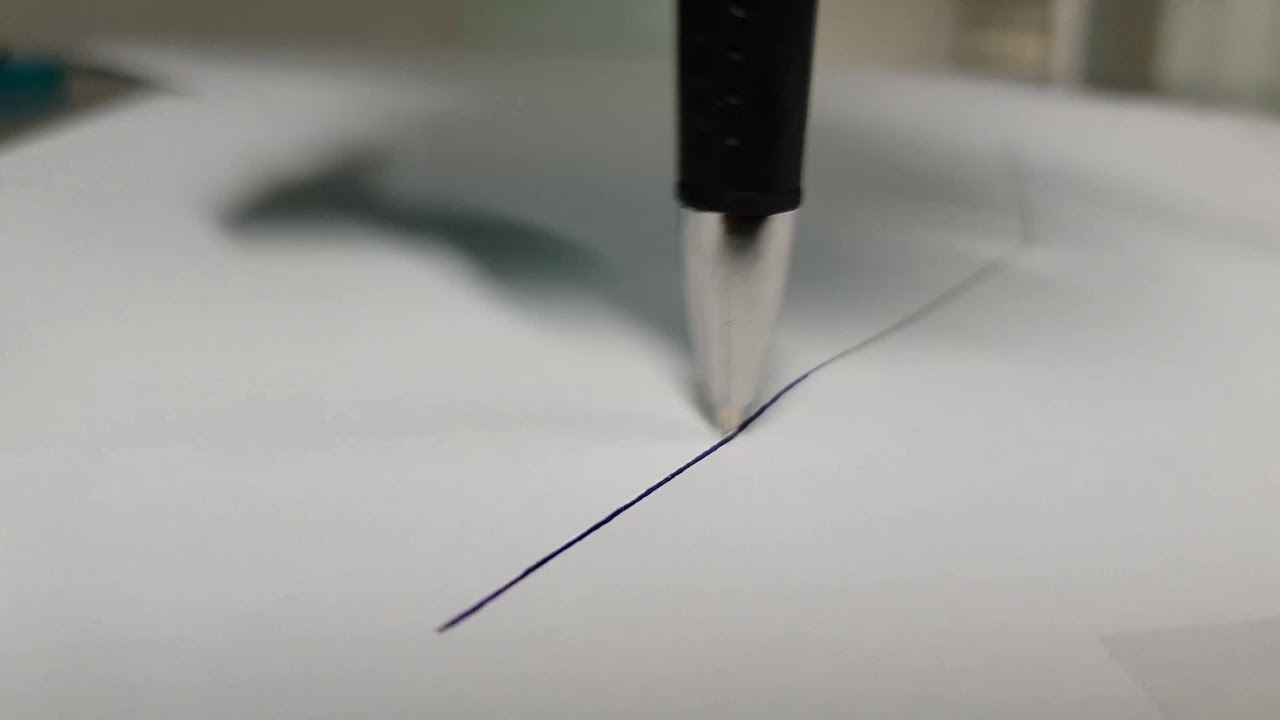 Long Linear Line Drawing - YouTube
