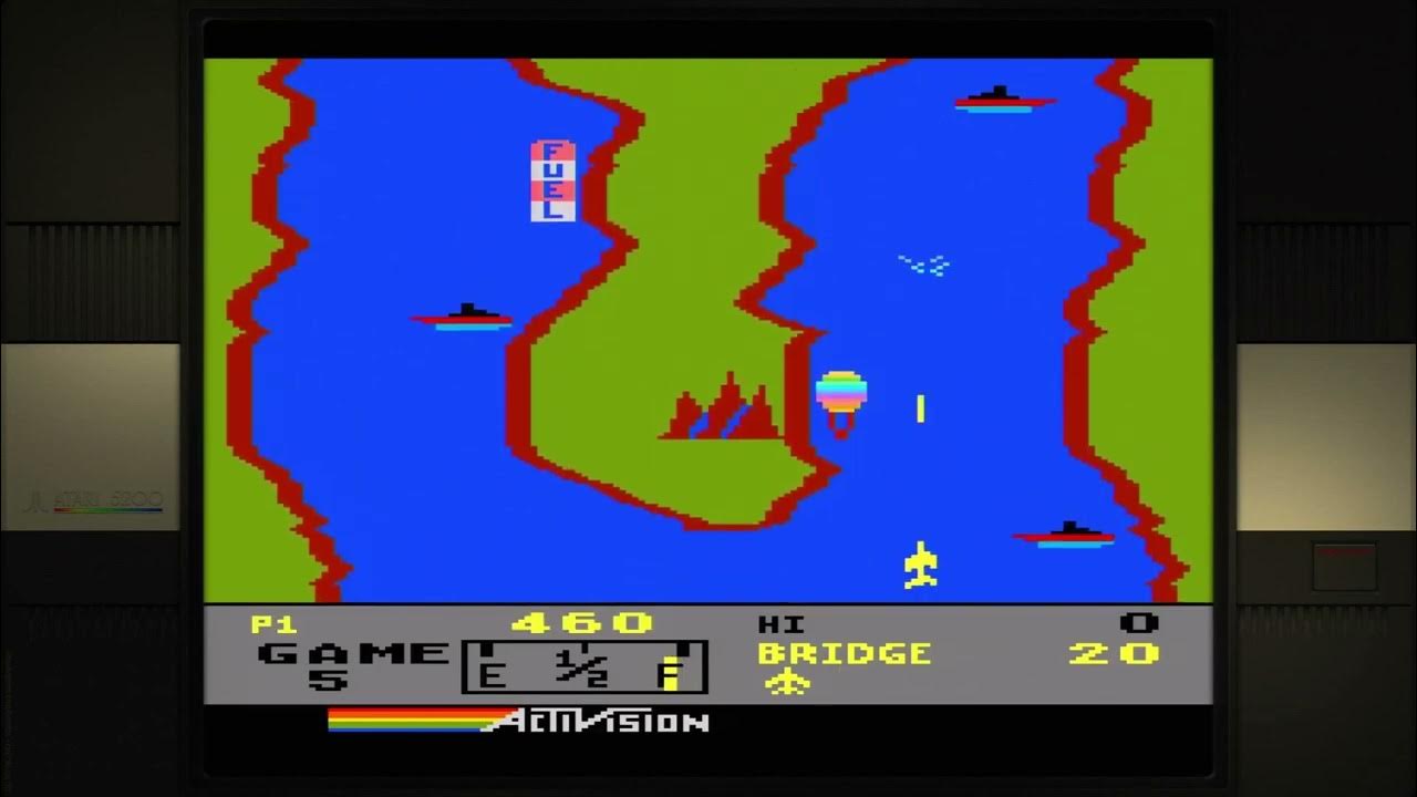 River Raid Game 5 Atari 5200 Emulated - YouTube